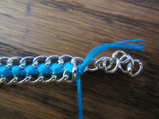 Make a Statement: DIY Woven Chain Necklace Tutorial