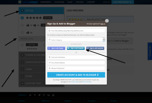 How to Add a Post Rating System in Blogger | Blogolect