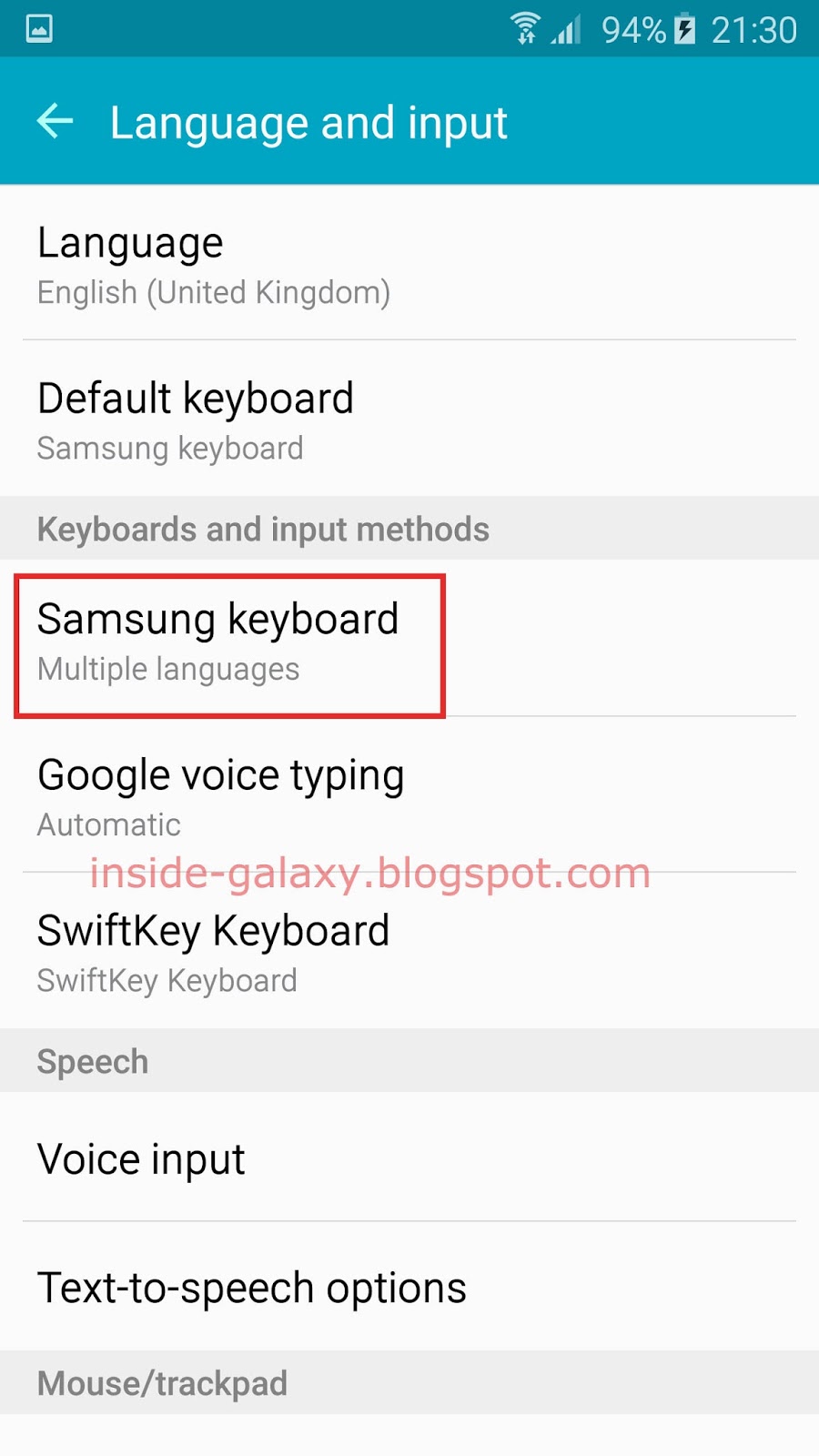 Inside Galaxy: Samsung Galaxy S6 Edge: How to Use Multiple Input Languages Feature in Samsung ...