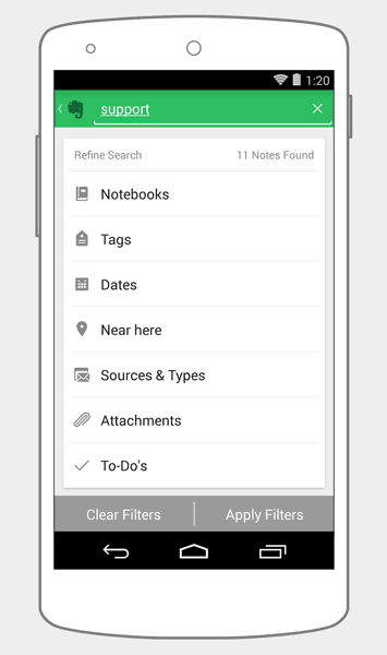 Evernote Update For Android Net4tech