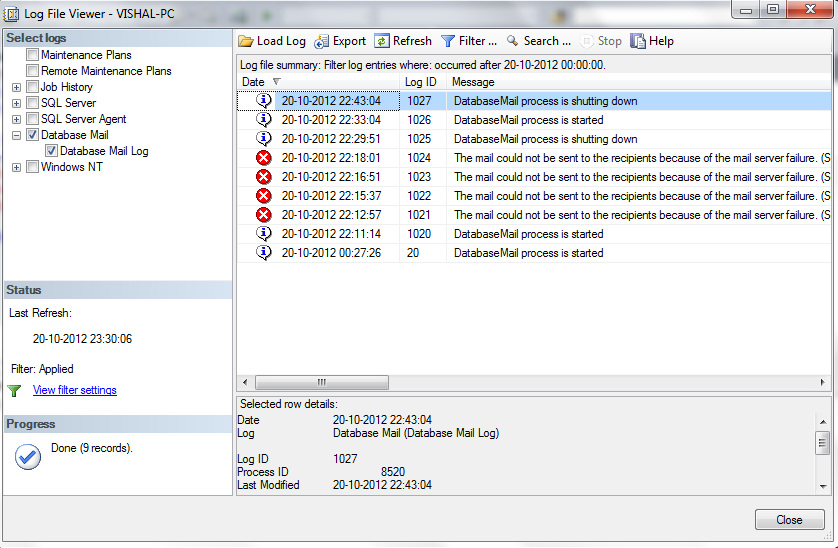 SQLCircuit: SQL Server- Implementation of Database Mail