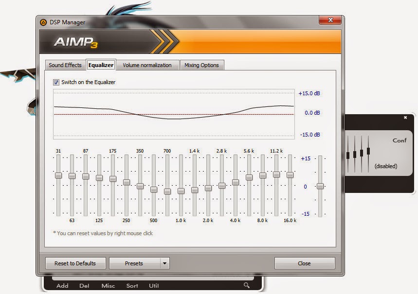 Cara Setting Equalizer Winamp & AIMP3 | Rezpect Mods™