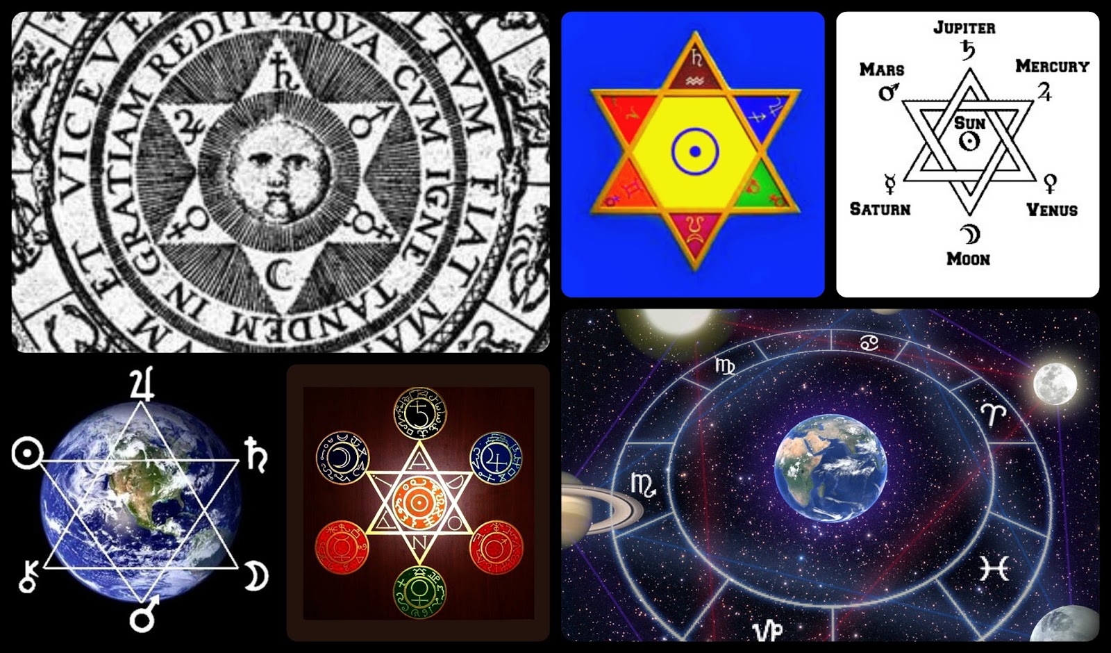 The Star of David: 7 Days/Planets/Parts Star of David Ikons
