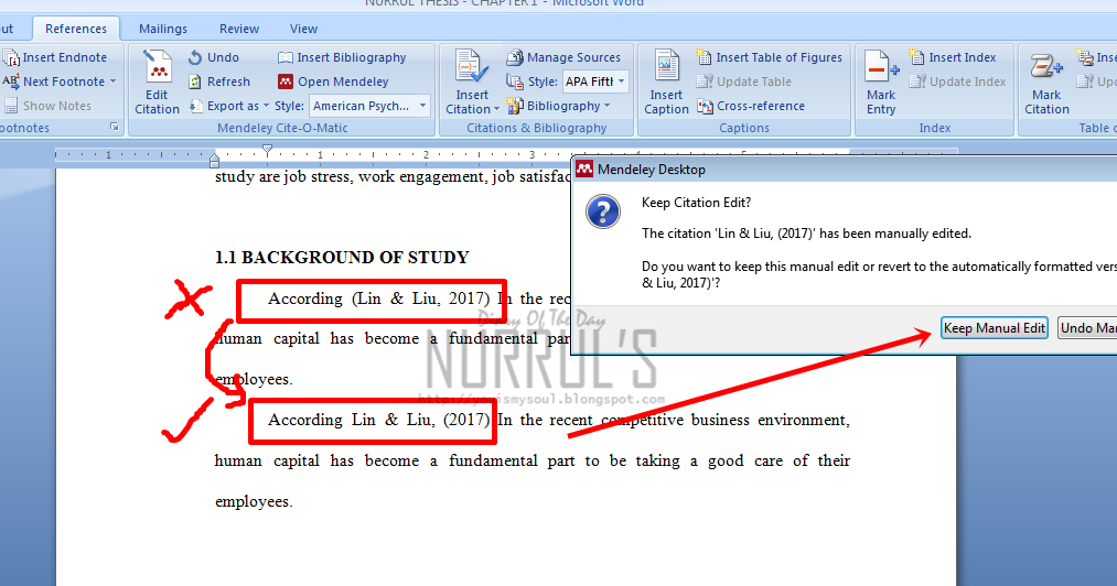 Cara Nak Letak Citation - KendrickrtPhelps