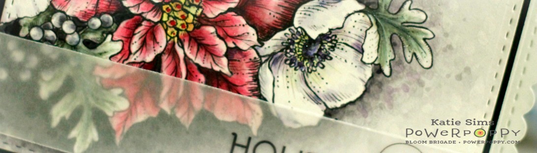 Inky Peach Designs: Wishing you a Merry Christmas with a Power Poppy ...