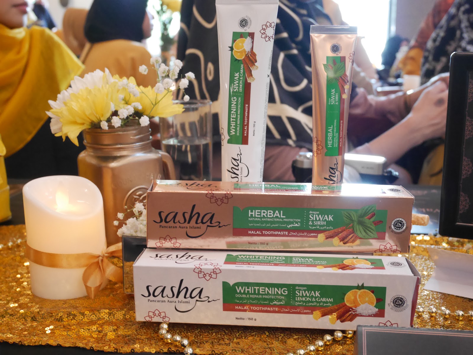 Review & Event Sasha Halal Toothpaste - LIVING ROOM