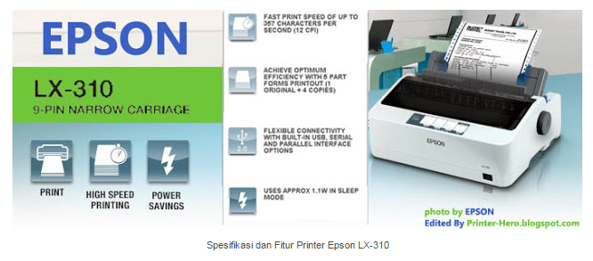 PRINTER EPSON LX-310 - Ruang Laptop