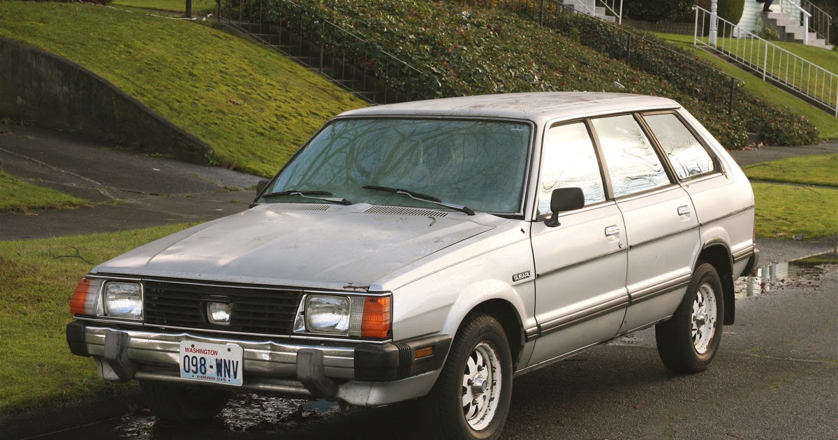 OLD PARKED CARS.: 1982 Subaru GL "Cyclops."