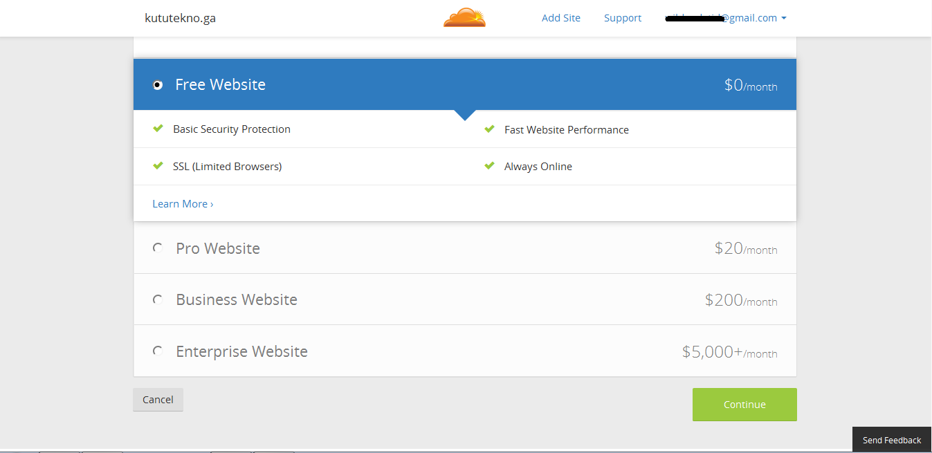 Cara Memasang SSL Gratis di Blog dari Cloudflare dengan Mudah ~ Kutu Tekno
