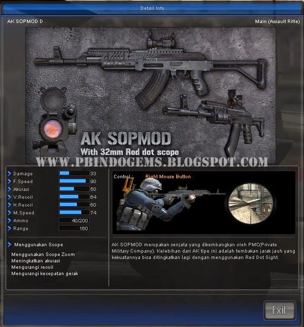 5 Senjata Weapon Point Blank Terbaik Dan Rekomendasi - PbindoGems