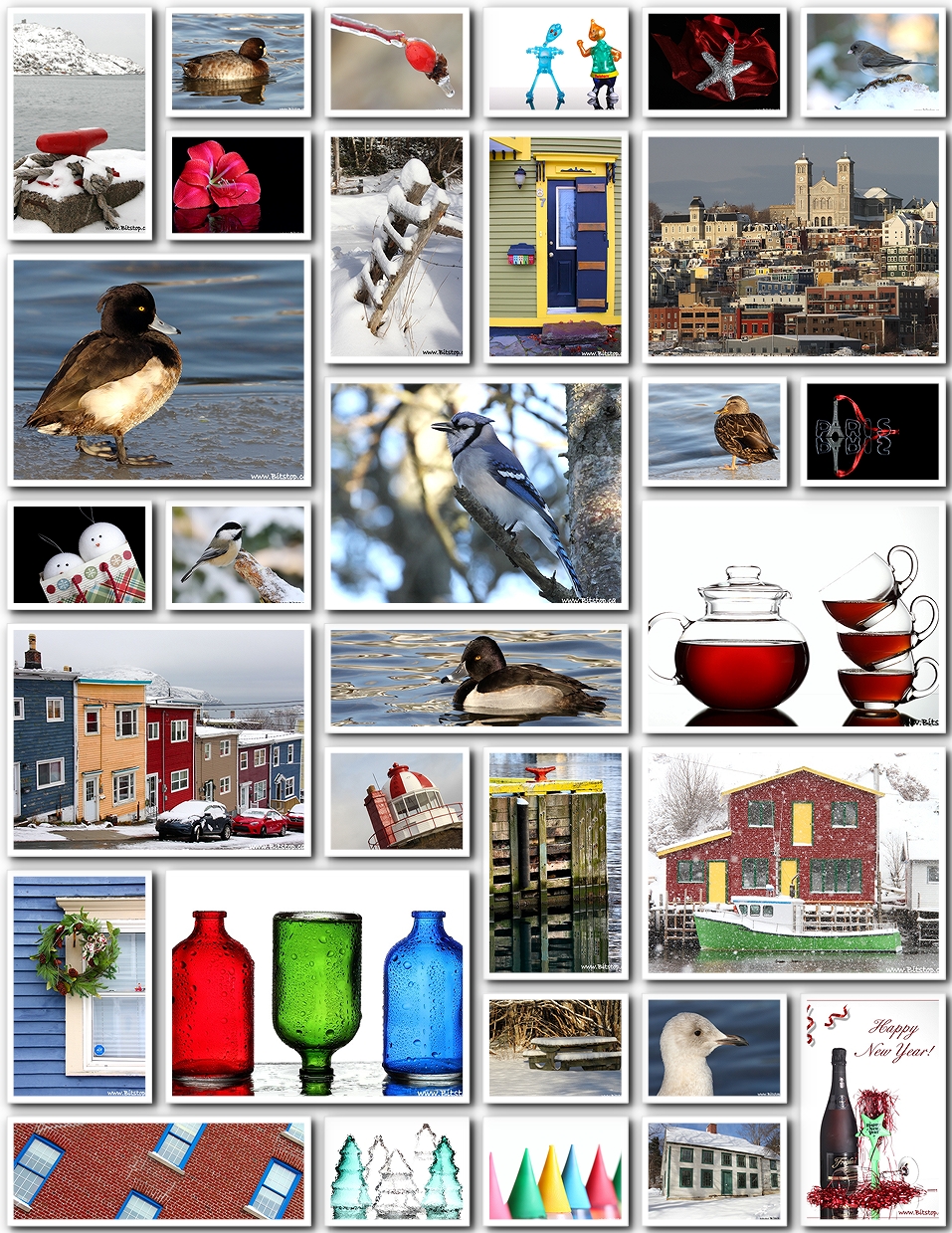 Bitstop: January Collage