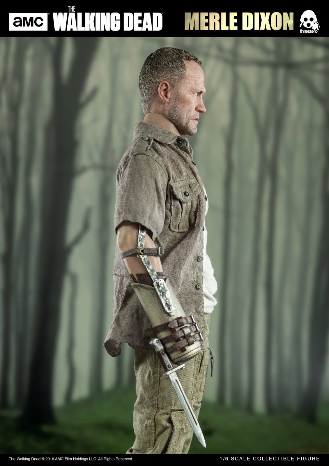 toyhaven: ThreeZero AMC The Walking Dead 1/6th scale Michael Rooker ...