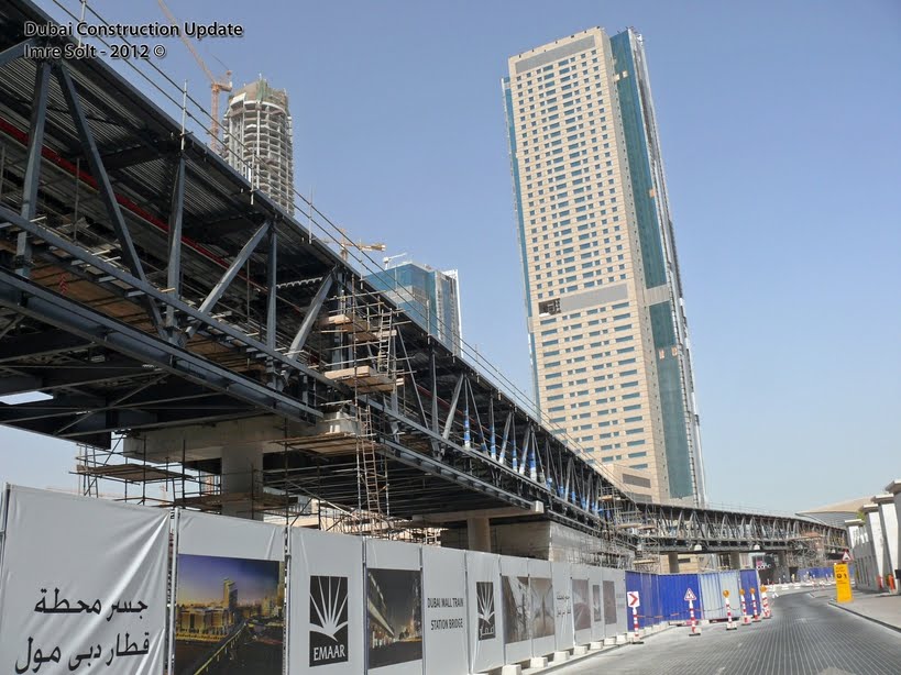 Dubai Constructions Update by Imre Solt: Dubai Mall Metro Bridge ...
