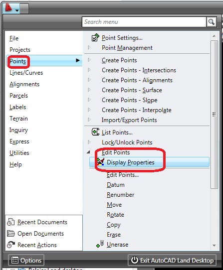 Tutorial autocad land desktop 2009,cara memasukan point kedalam autocad ...