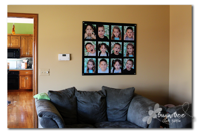 Photo Wall Art - Portrait Display - Sugar Bee Crafts