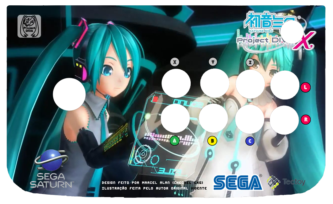 CHC Arcade Anime Custom Layout Art