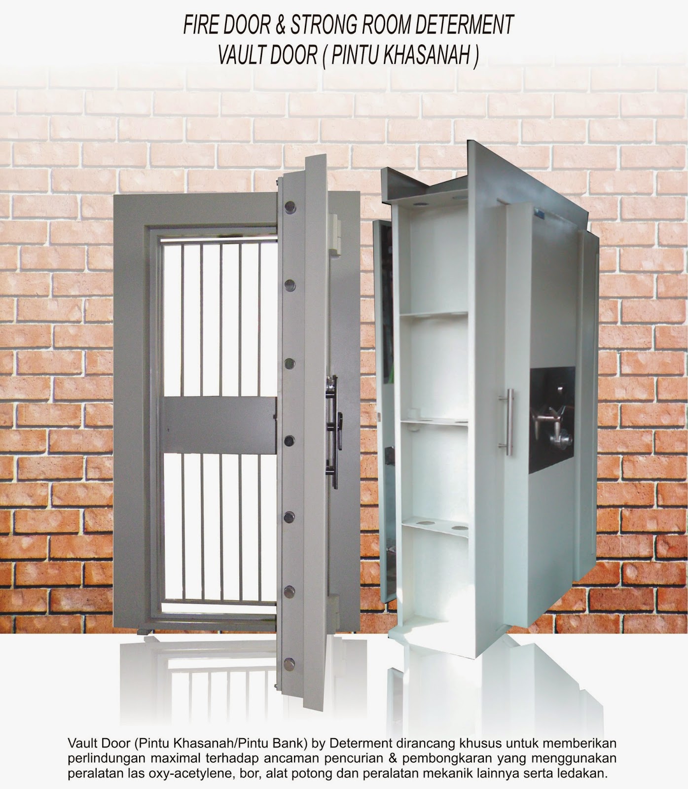 Safe and Fire Protection: Pintu Kluis ( Pintu Khasanah )