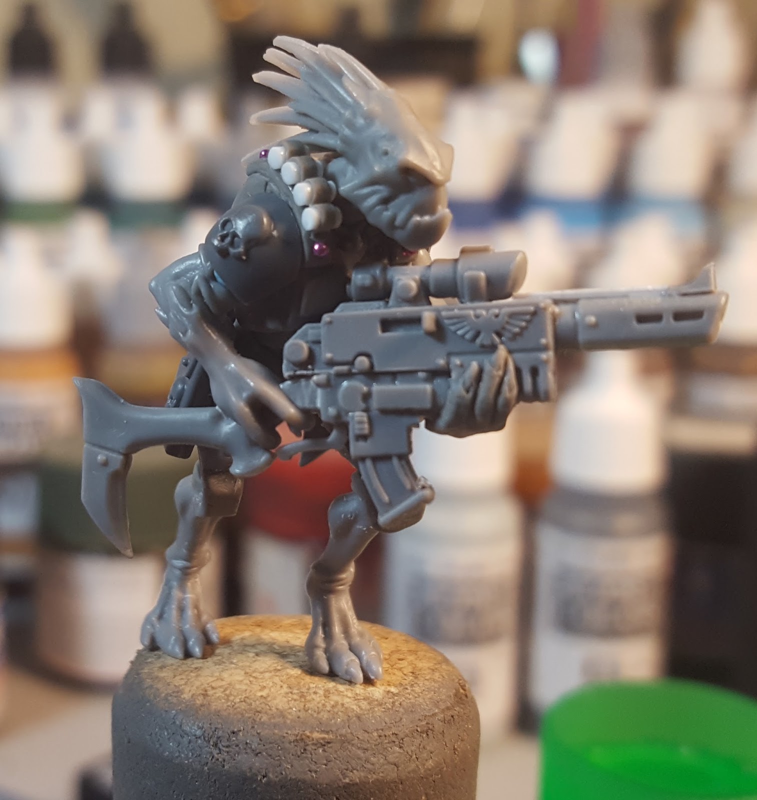 White Tanks Hobbies: WIP - Kroot Mercenary