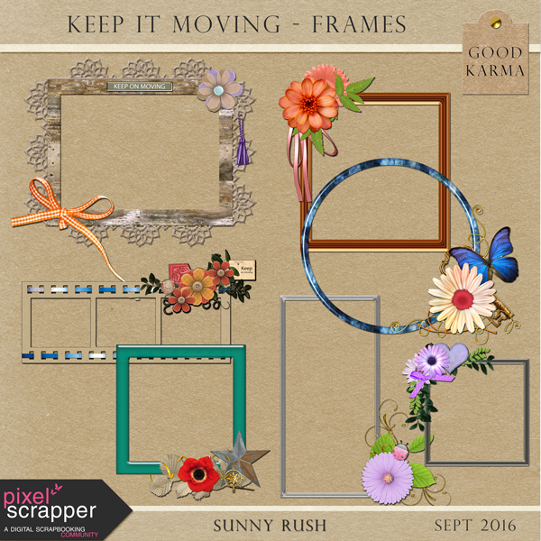 Farmhouse Notes: Digital Scrapbooking Free Download - Keep It Moving