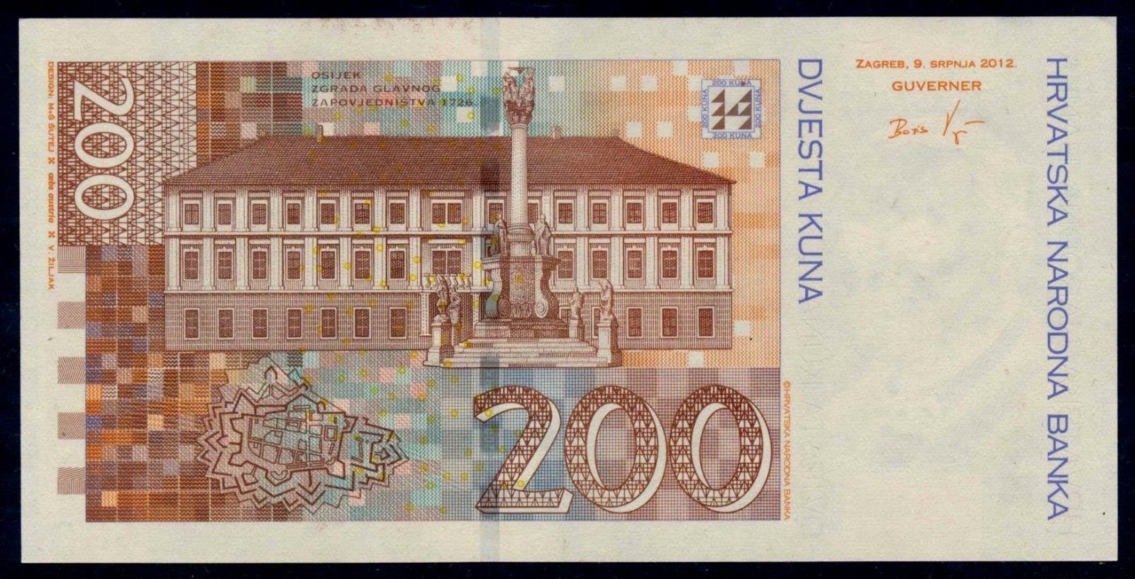 Croatia 200 Kuna banknote 2012 Stjepan Radić|World Banknotes & Coins ...