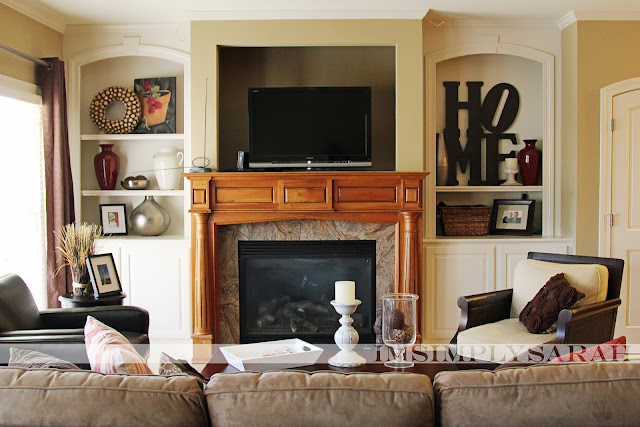 Simply Sarah: Pottery Barn Inspired "Home" Wall Art