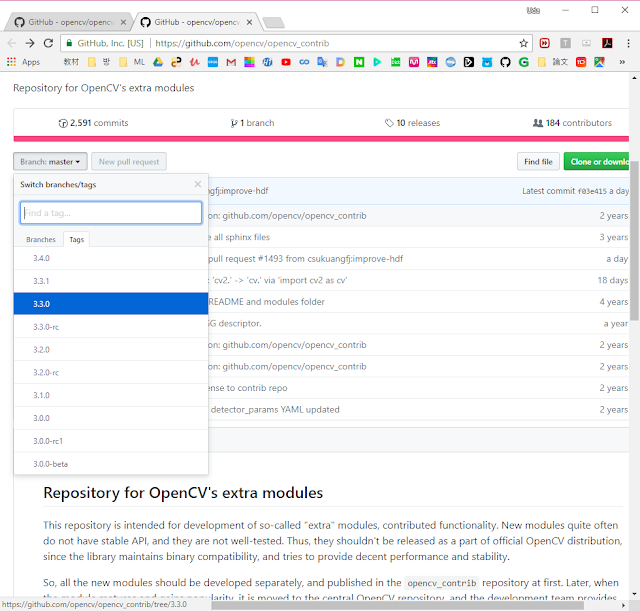 Ding's CV note: opencv - set up extra module 設置opencv擴充函式庫