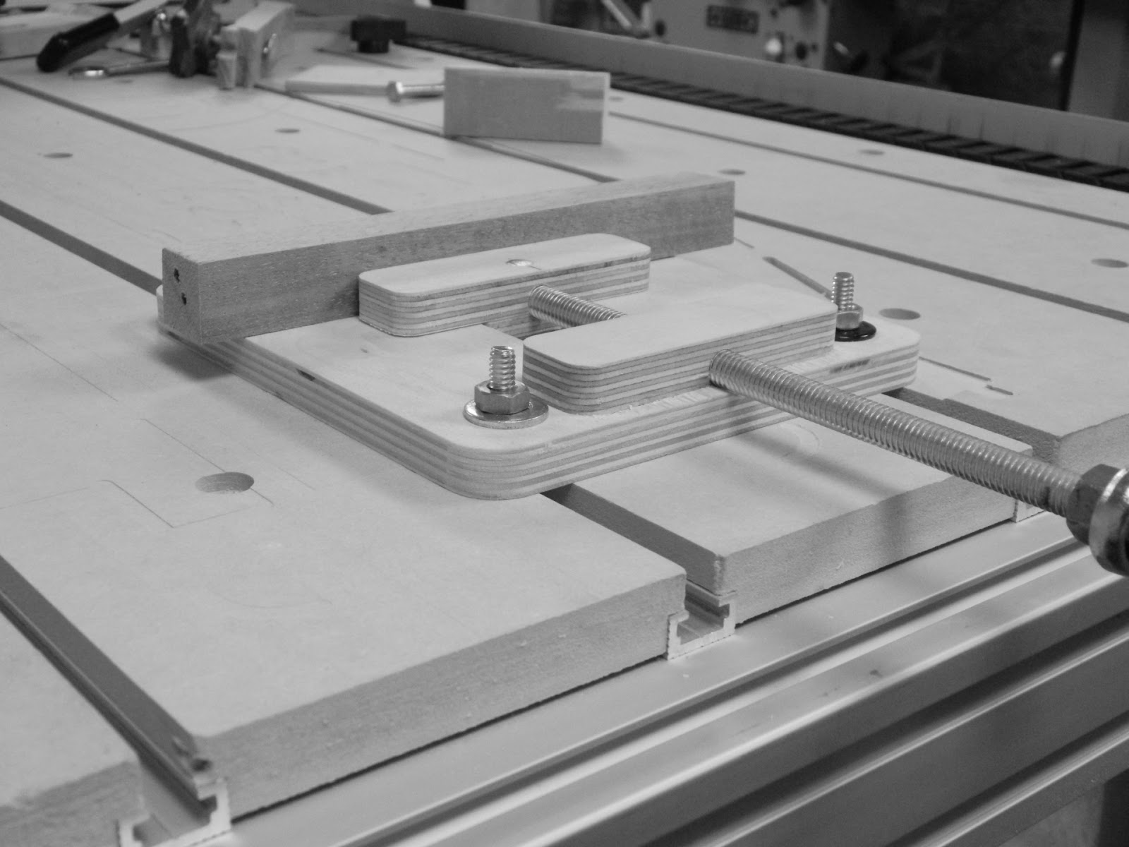 4D Furniture Thoughts: Low Profile CNC Table Vise