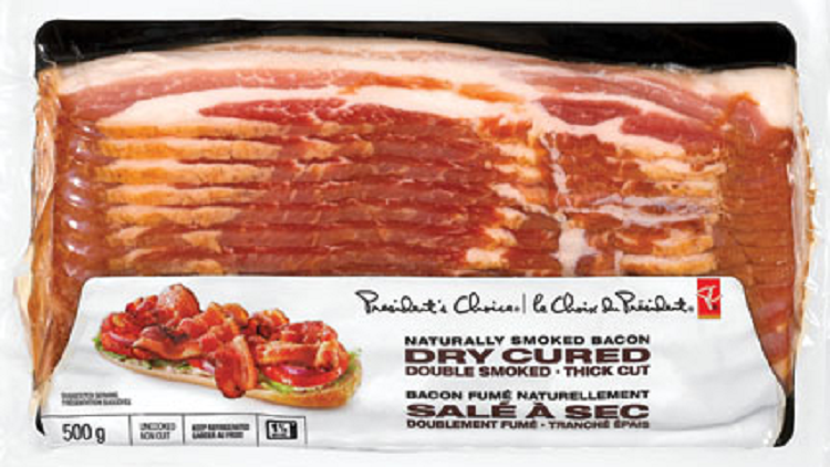 The Bacon Label Gallery: President's Choice Dry Cured Double Smoked ...