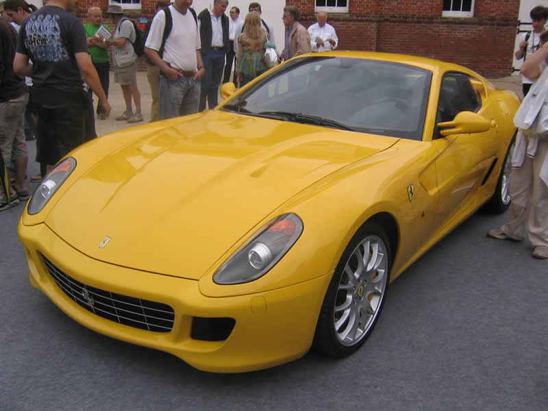 Automotive Engineering Wallpaper: ferrari 599 gtb yellow