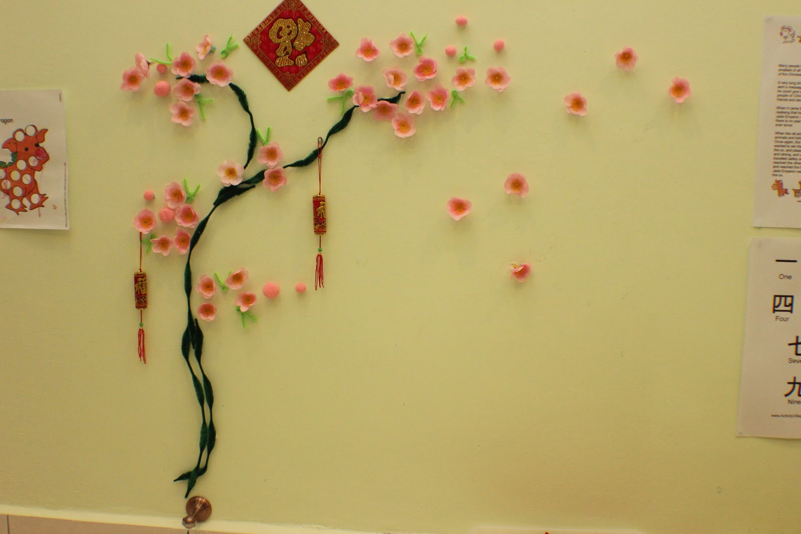 Little Tiger Growing Up: Art & craft: Tack-It Plum Blossom Tree