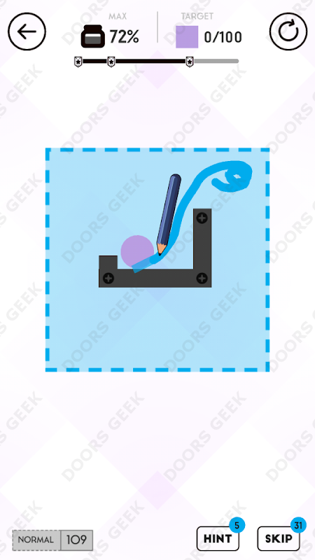 Draw Here Level 109 ~ Doors Geek