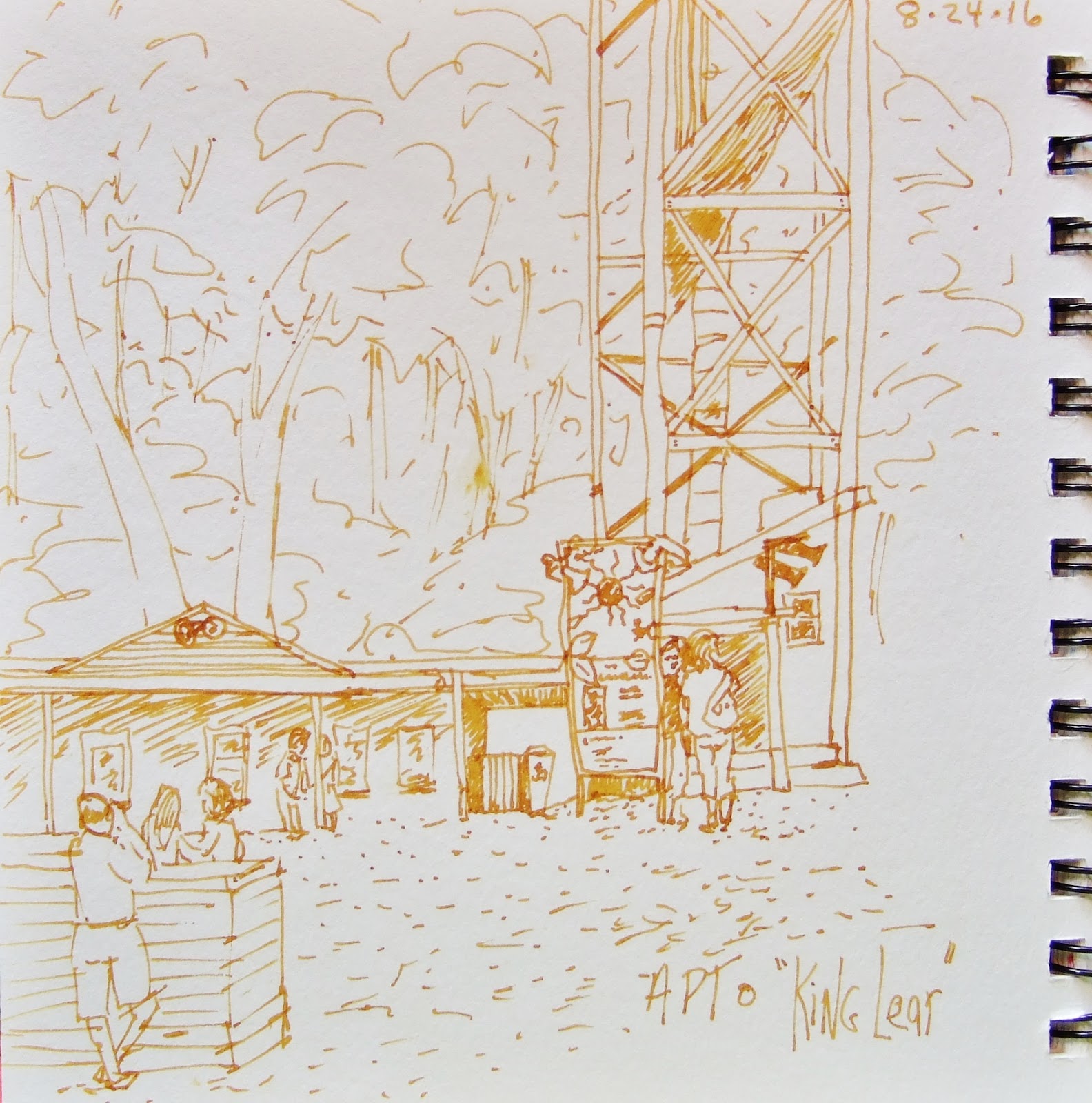 Urban Sketchers Madison: Glasgow Sketcher Stuart Kerr