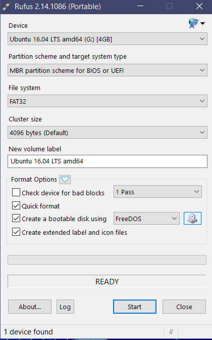 Membuat Bootable USB Flash Drive ubuntu Menggunakan Rufus - Alfihuda Cloud