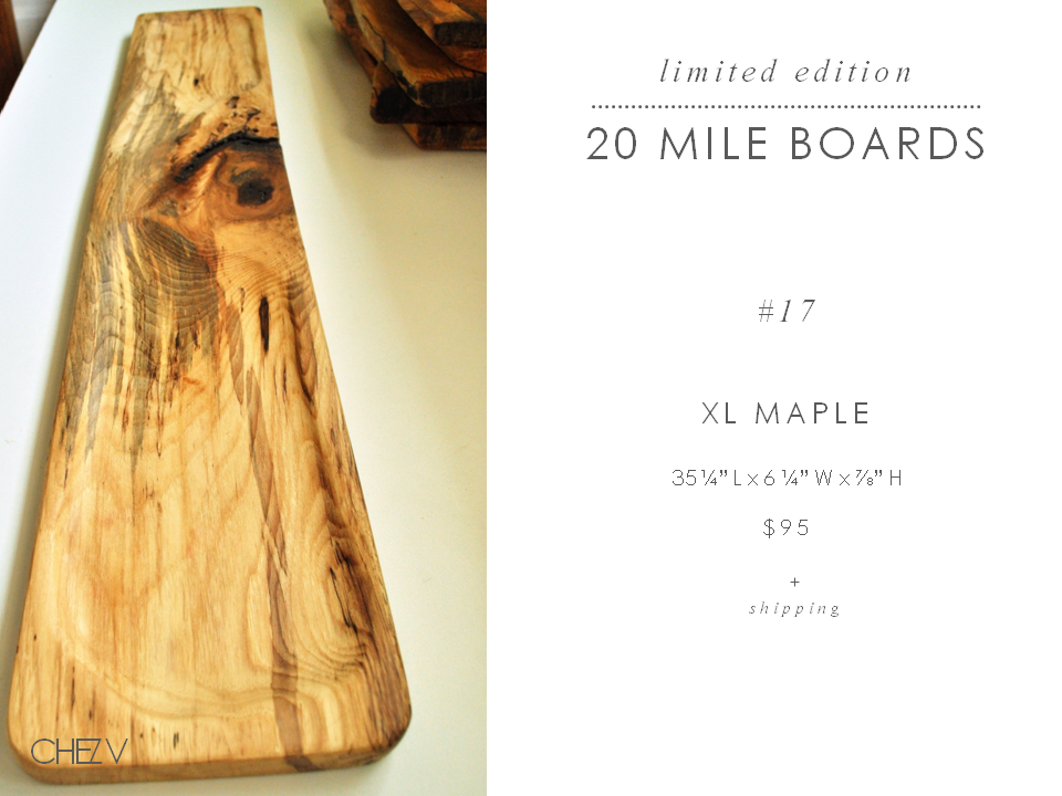 Chez V: Chez V Online Flash Sale - Handmade Wood Serving Boards