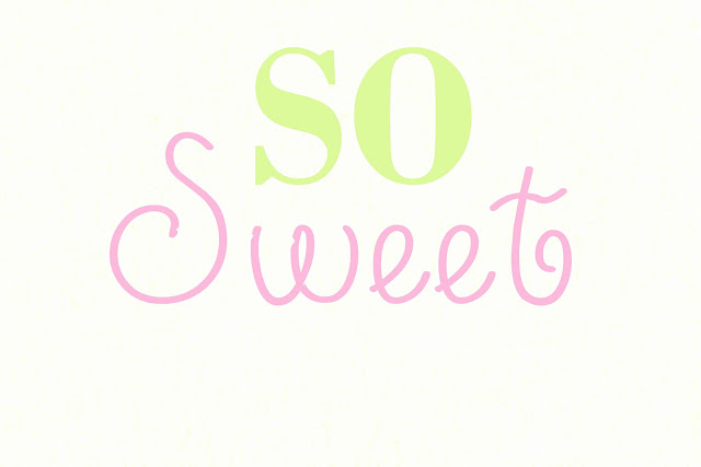 No time to be bored: So sweet