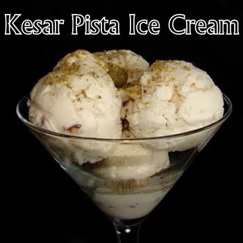 Mother's Kitchen: Kesar Pista Ice-Cream
