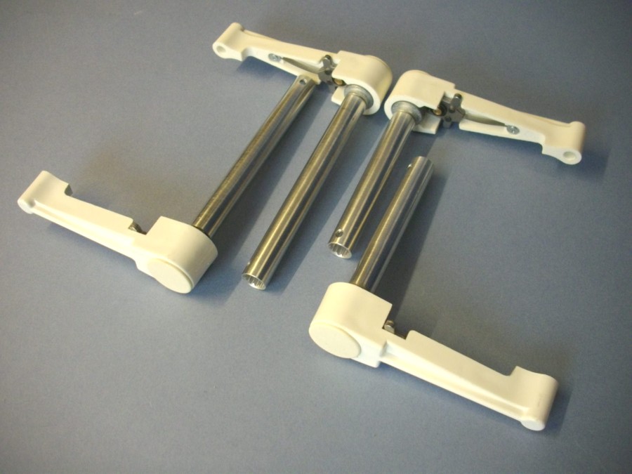 Metal Window Parts: Teleflex Ratchet Handles.