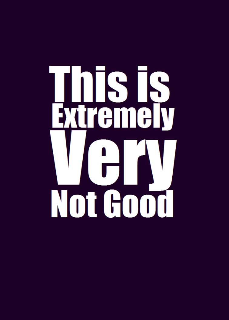 The K-Line: Not Good