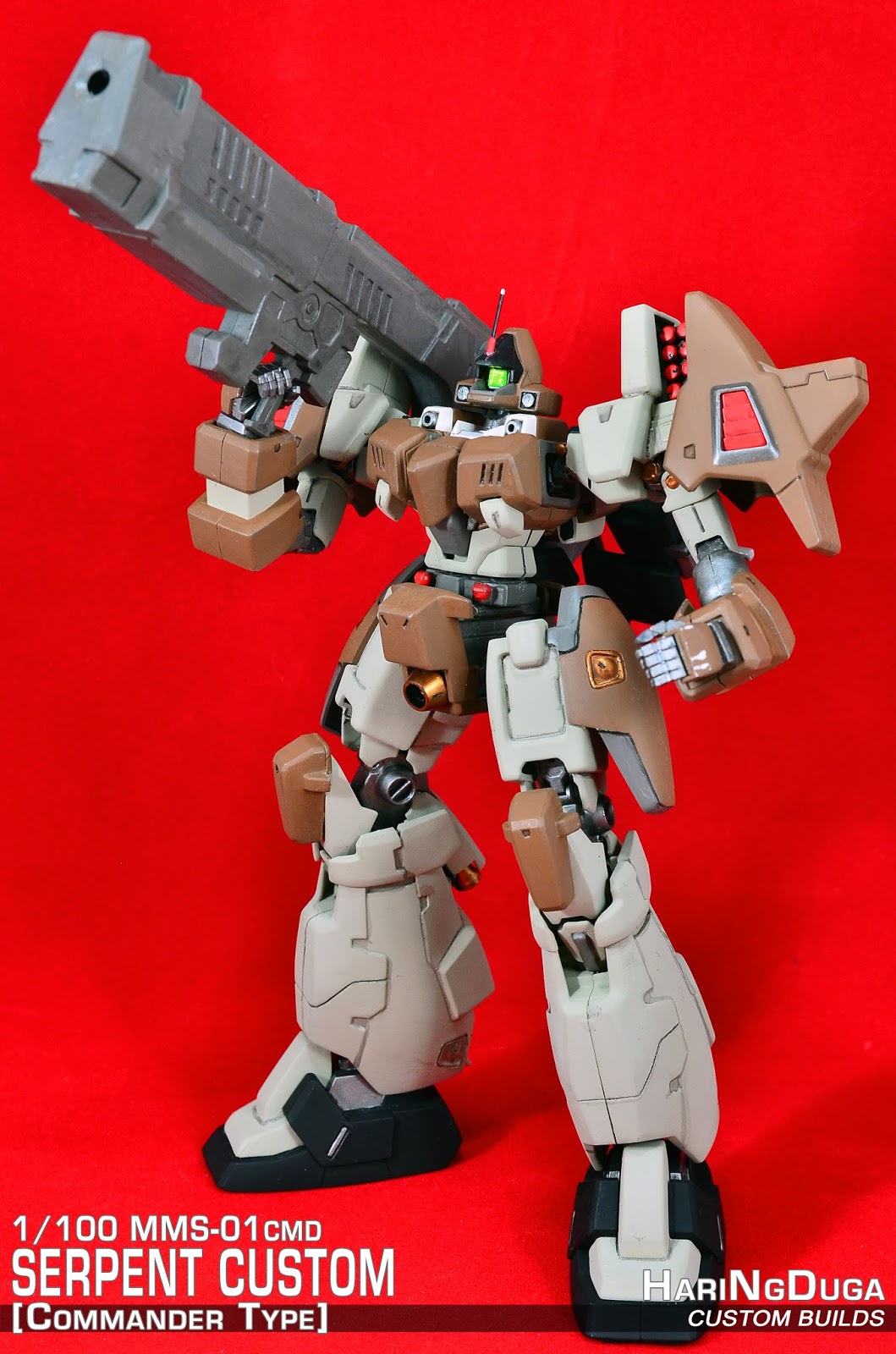 Custom Build:1/100 Serpent Custom [Commander Type] "Master Grade Frame"