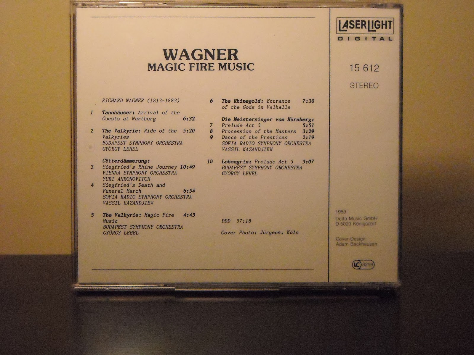 Aizen Trade: CD - MAGIC FIRE MUSIC (RICHARD WAGNER) (GYORGY LEHEL) (NM ...