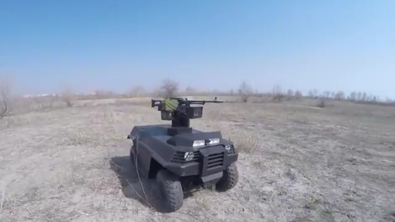 Glavcom: Laska ukrainian remote controlled robotized platform