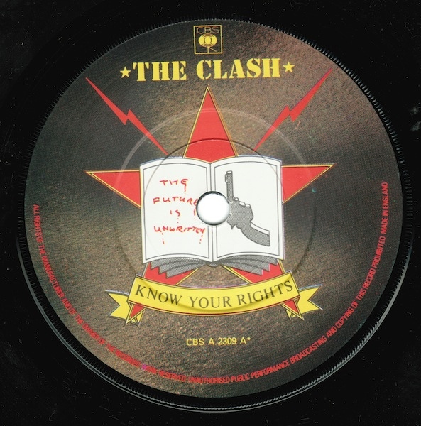 SPANISH BOMBS: The Clash -Know your rights 7" 1982