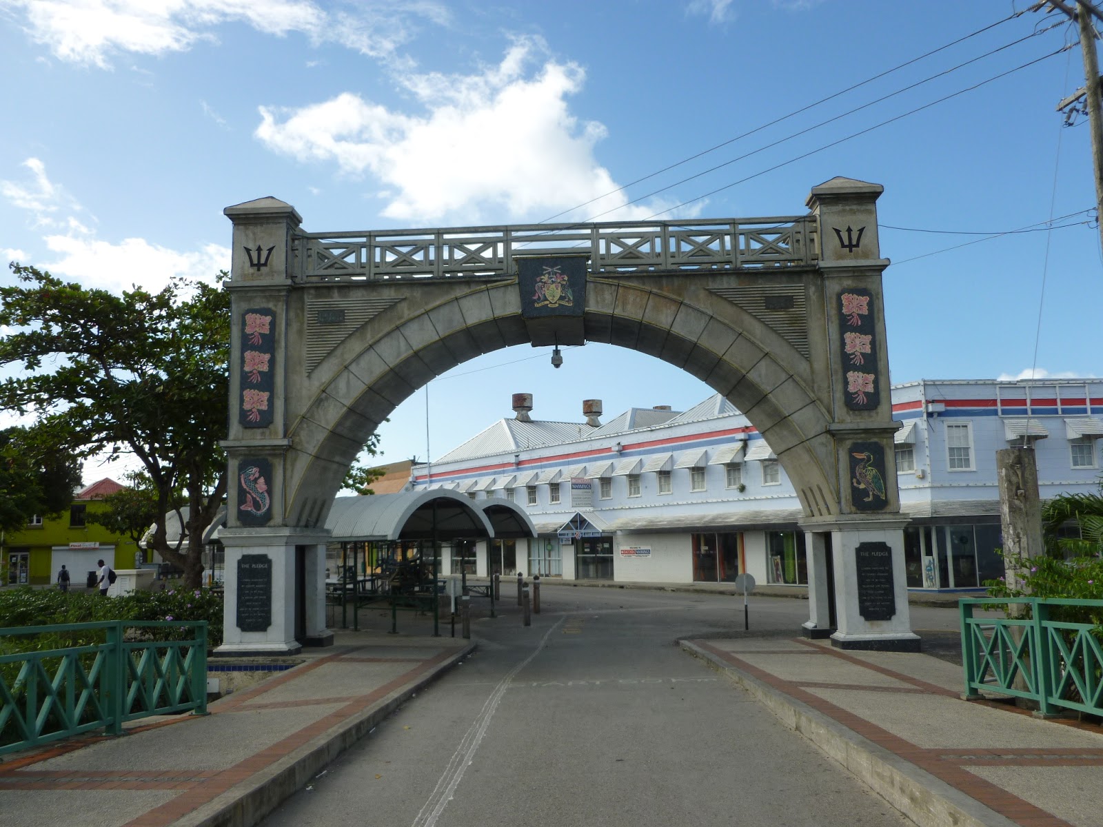 Photo-ops: Philatelic Photograph: Independence Arch - Bridgetown, Barbados