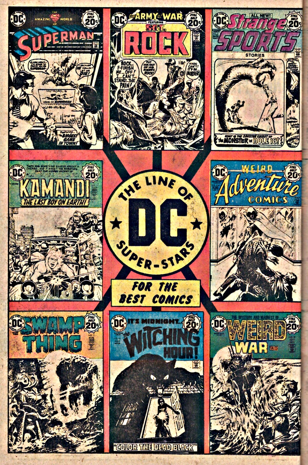 Pop Culture Safari!: Vintage DC Comics house ad!