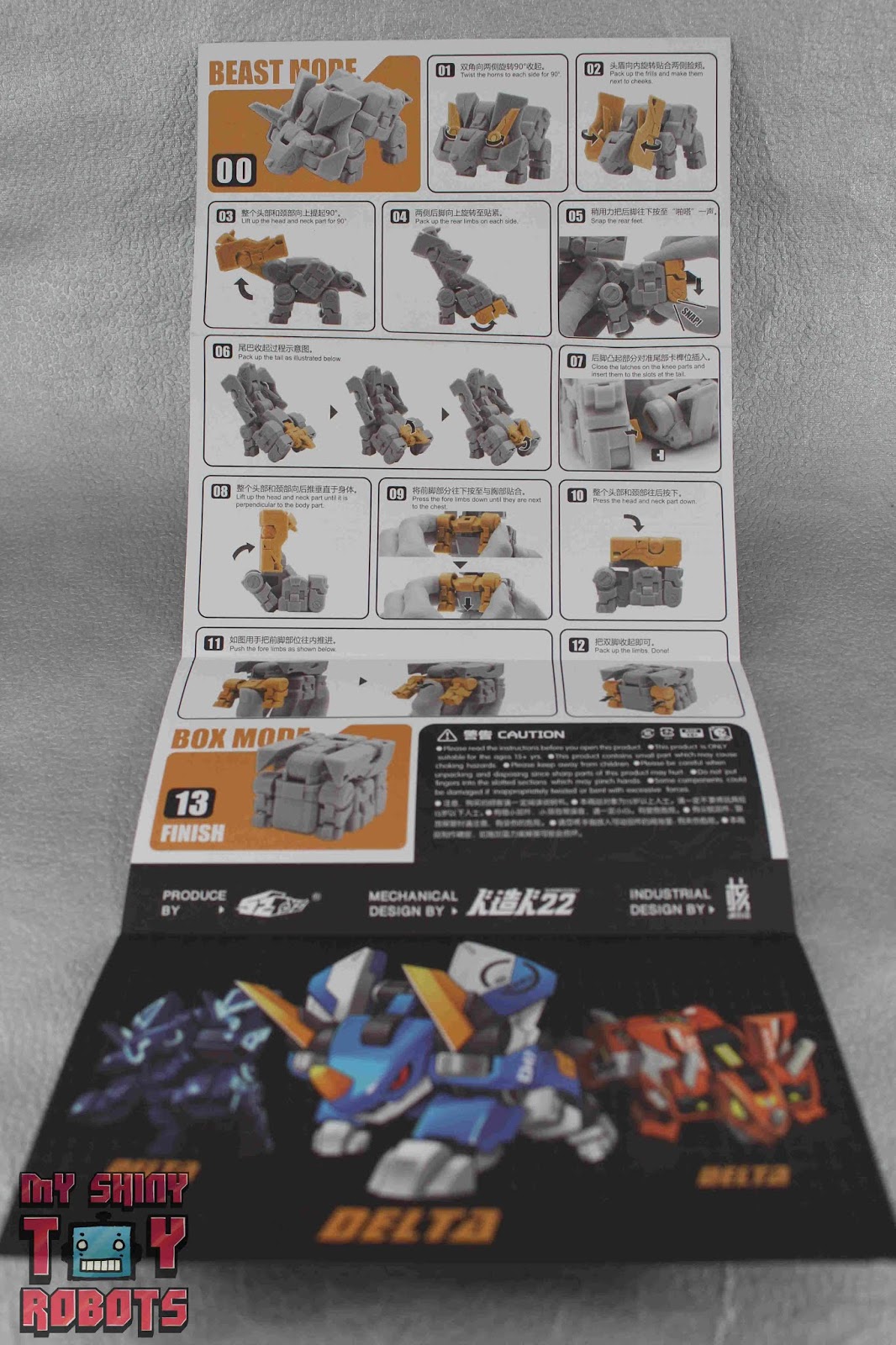 My Shiny Toy Robots: Toybox REVIEW: Beast Box BB-05 Delta