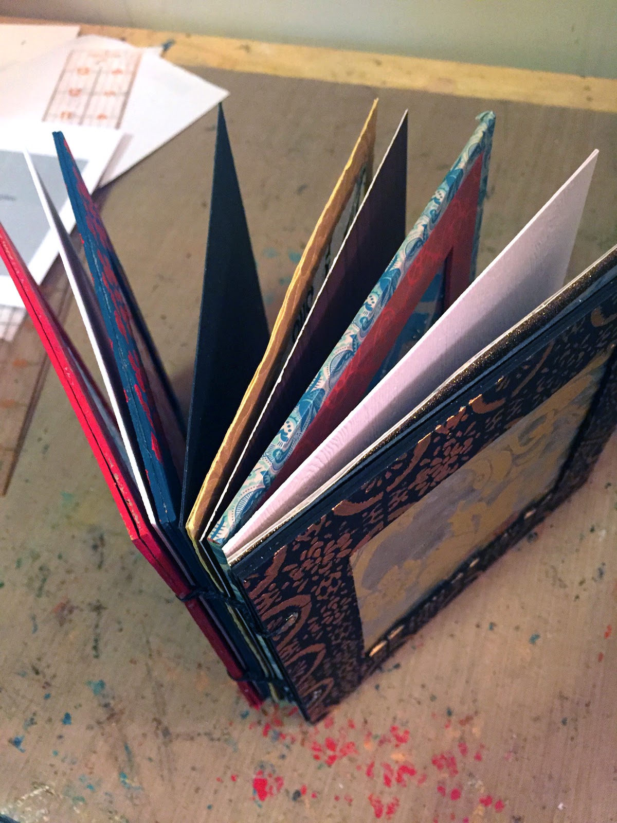 StencilGirl Talk: Gwen's Gems: Stenciled ICE Resin Paper Art Journal