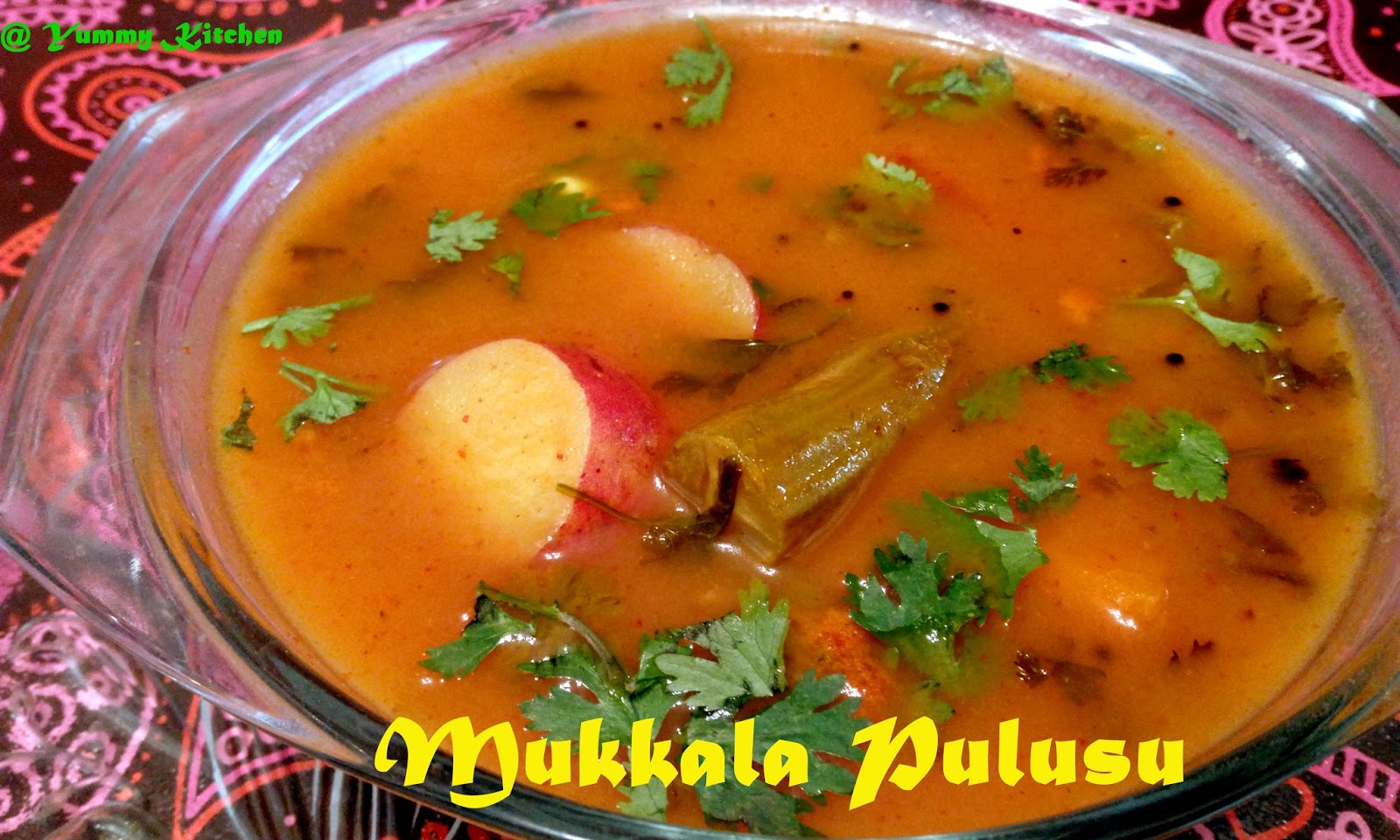 Mukkala Pulusu / Dappalam / Mixed Vegetable Stew