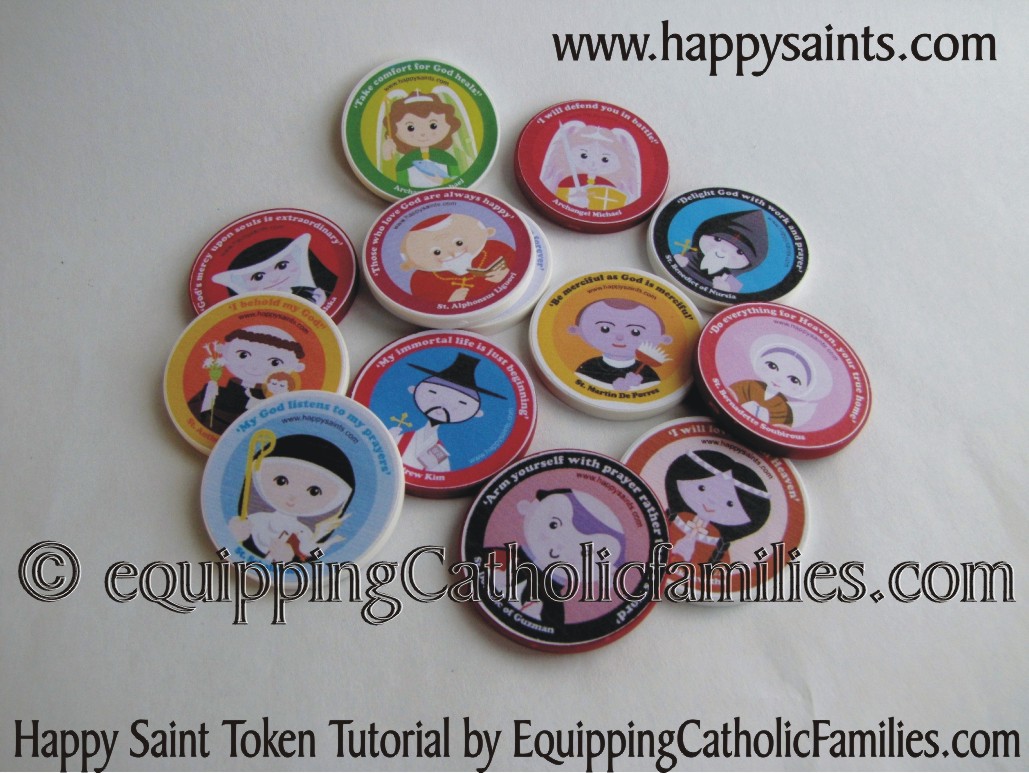 Happy Saint Token Tutorial - Equipping Catholic Families