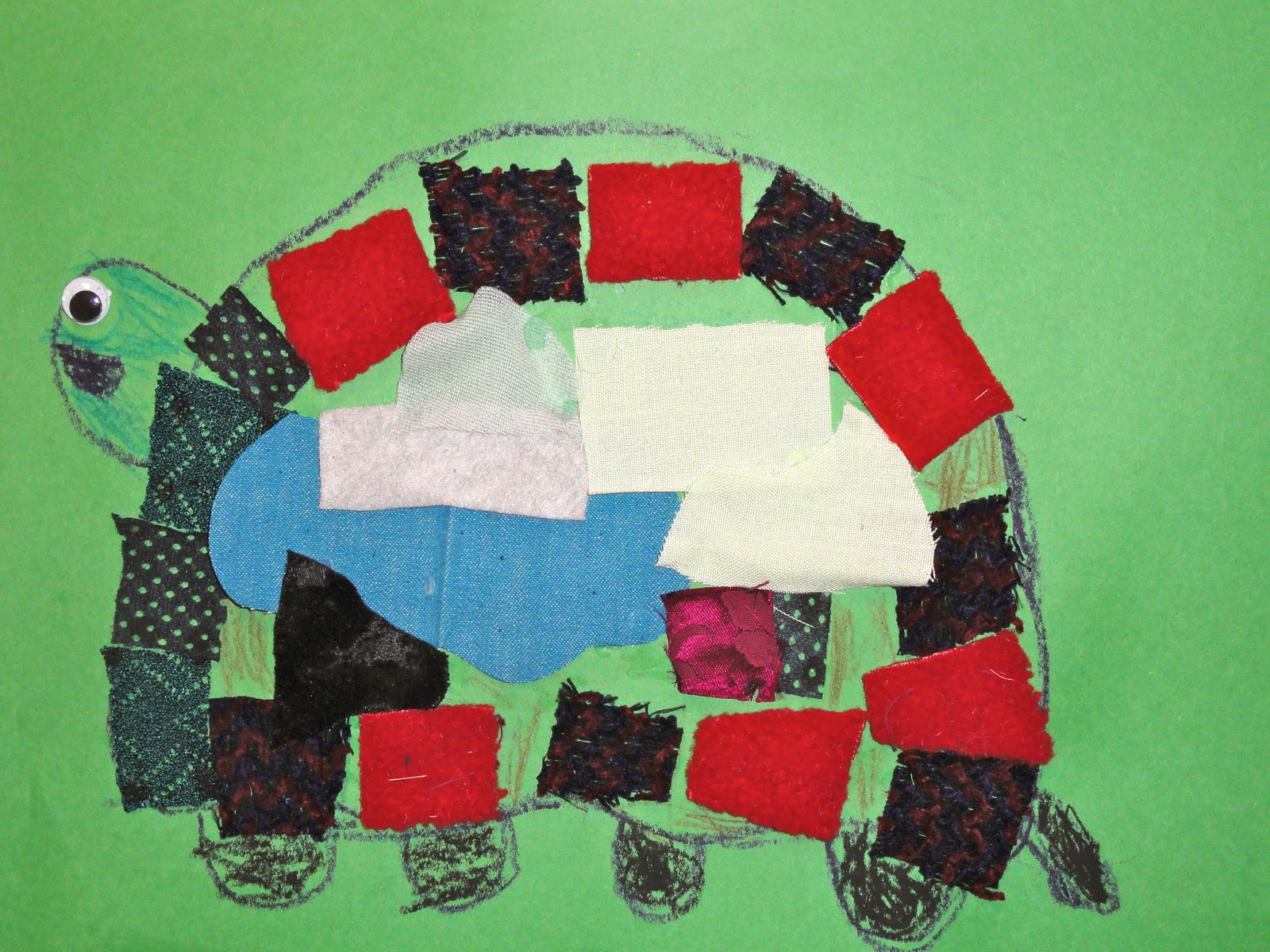 Art- It's Made To Be Seen: Kindergarten- Texture Turtles