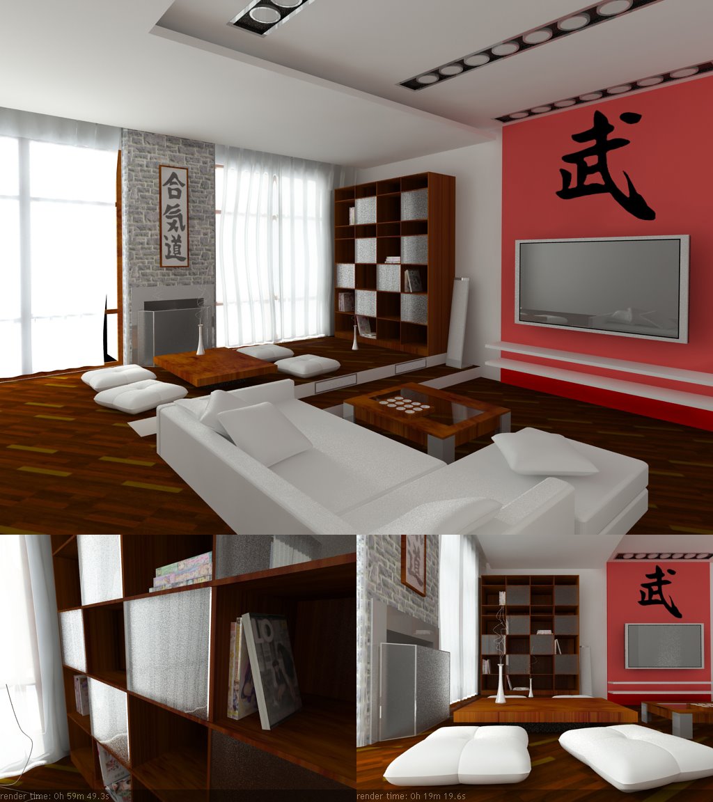 Japanese Interior Design – 1 - Desain-Desain Rumah